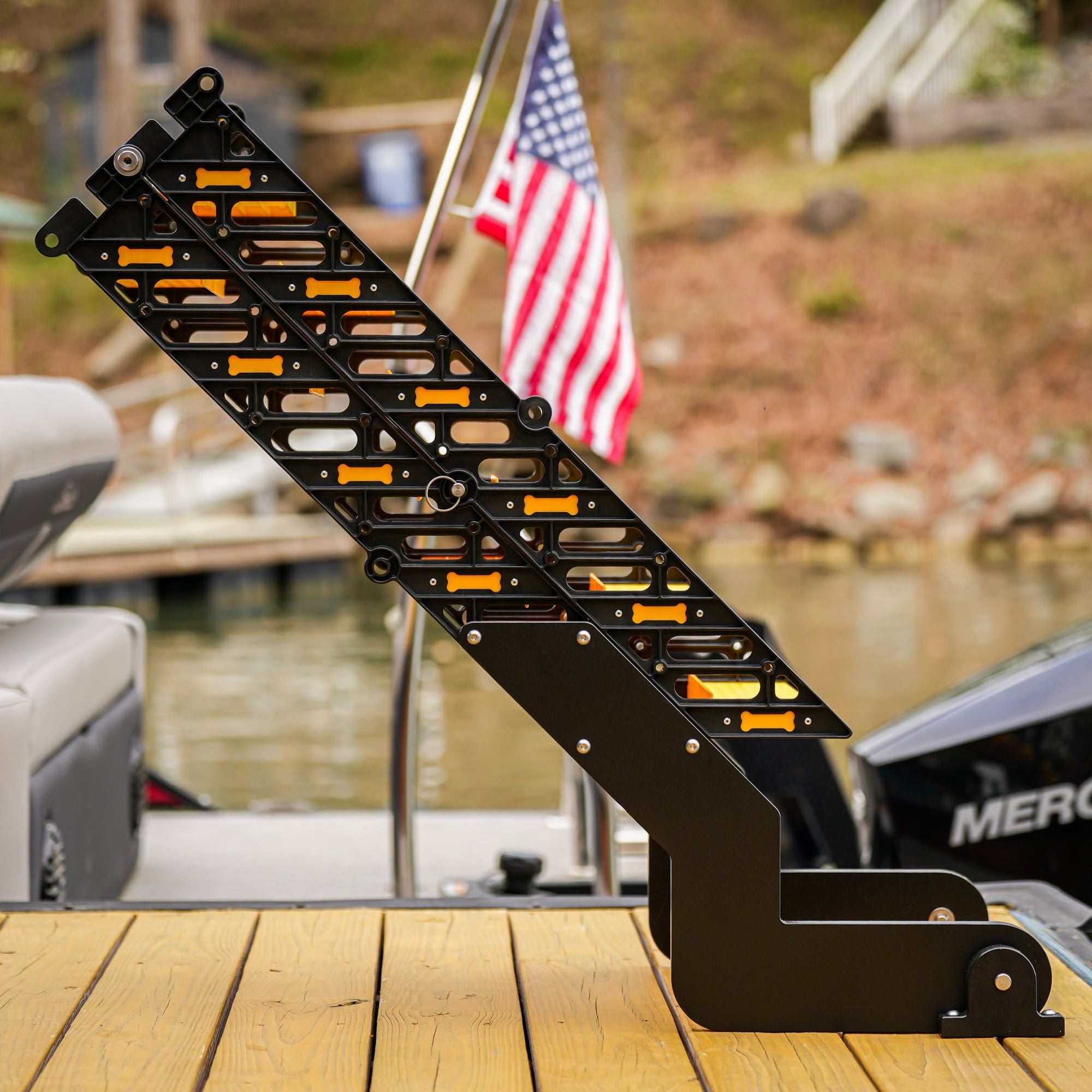 Dog Dock Ramp - Flip-Up Dog Ramp for Docks, Swim Platforms & Seawalls ...