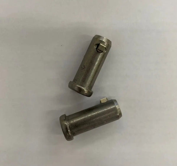2-Pack 1/2” Diameter x 7/8” Grip Length Pivot Pins – Stainless Steel ...